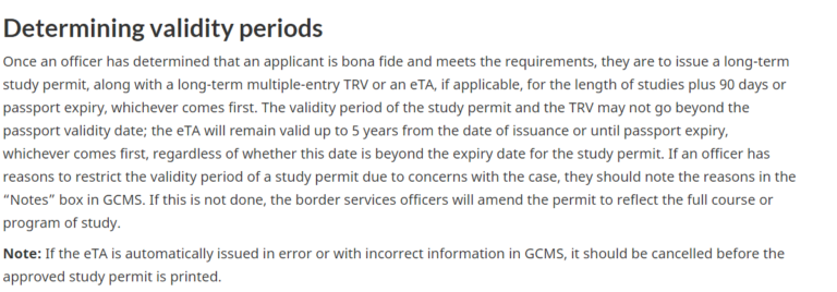 validity periods - Welcome to Vancouver's Immigration Blog